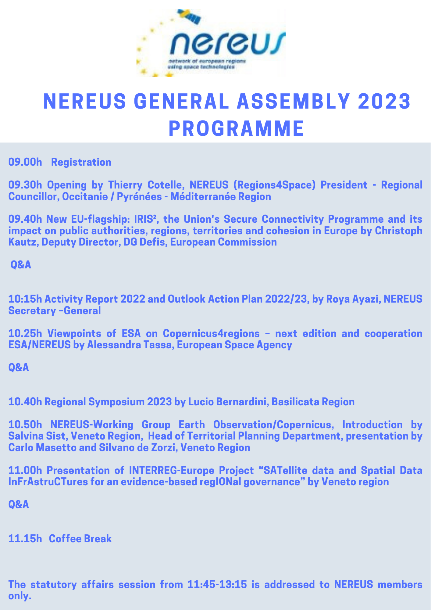 Registration is available for the NEREUS 2023 General Assembly on 20 ...