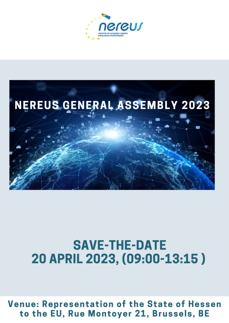 Save-the-Date NEREUS 2023 General Assembly 20 April 2023 : NEREUS | NEREUS